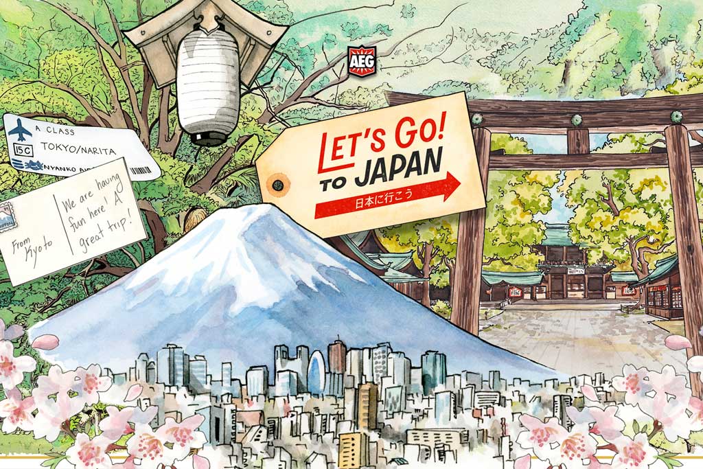 AEG Announces Let's Go! To Japan Board Game and Kickstarter