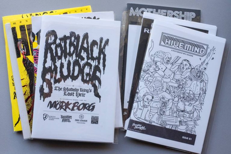 Zine Making and Book Binding for TTRPG Adventures