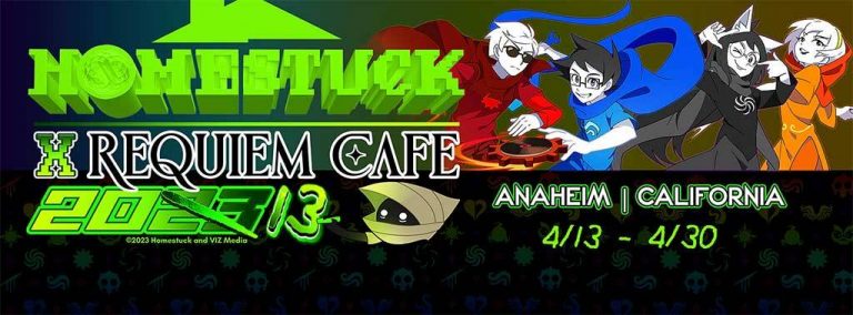 Requiem Coffee, Tea, and Fantasy x Homestuck Collab - Event and Merchandise