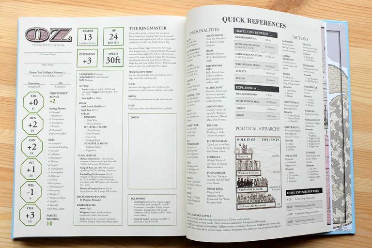 Oz: A Fantasy Role-Playing Setting by Andrew Kolb