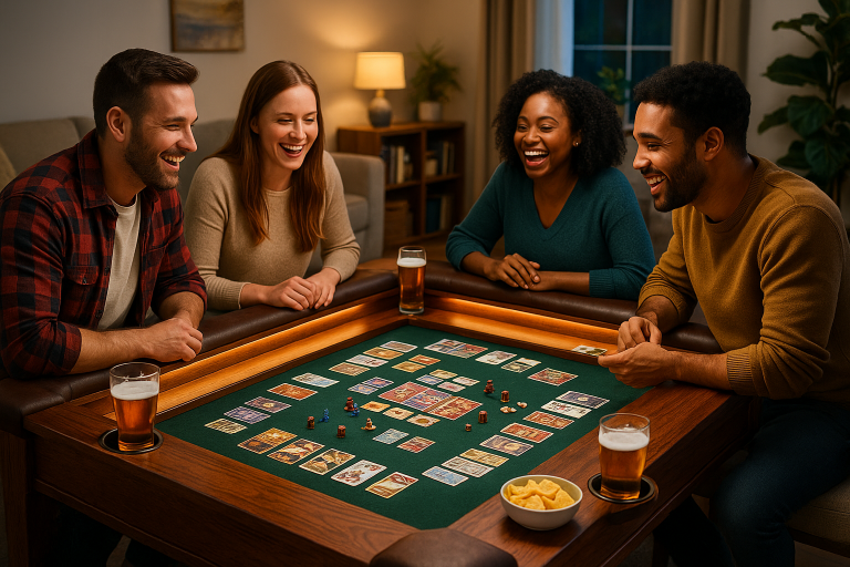 DIY Game Table for Board Game Nights